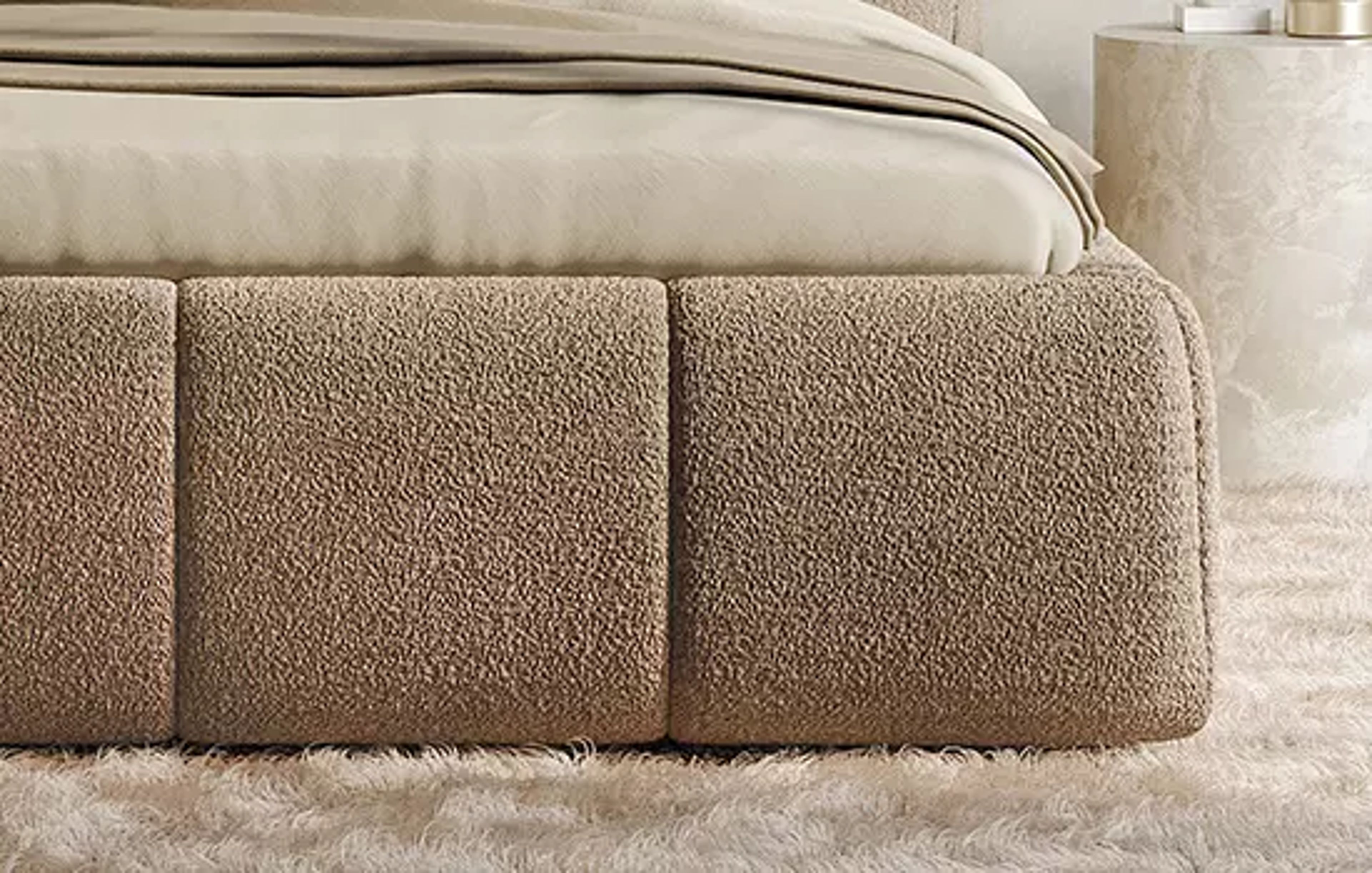 Gestoffeerd Bedframe Night Santiago | Swiss Sense