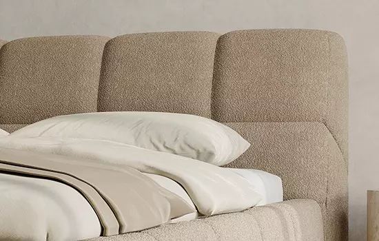 Gestoffeerd Bedframe Night Santiago | Swiss Sense